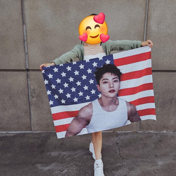 Zb1 Matthew Arms America Flag Banner, Matthew Zerobaseone Members Kpop ...