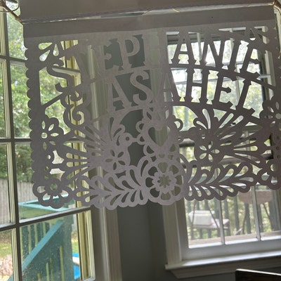 Papel Picado Table Number Flags Papel Picado Suite - Etsy