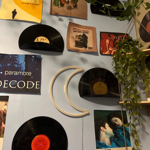 BUY 3 GET 1 FREE!! Vinyl Record Shelf!! Retro Vinyl Record Wall Decor ...