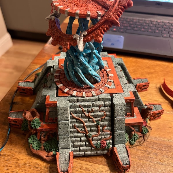 Platform Pillars - Qorillaqta Lizardmen Aztec Mayan Temple World - 3d ...