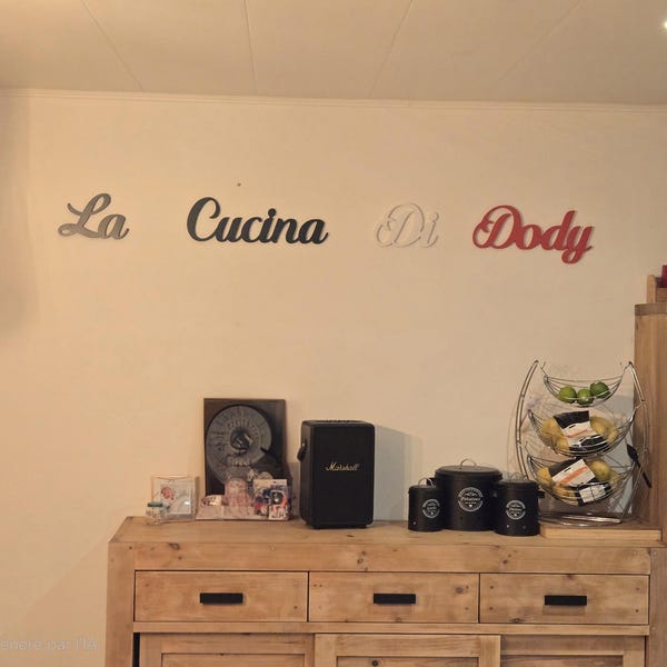 Italian Kitchen Signs / Italian Kitchen Wall Decor / Custom Kitchen ...