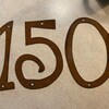 Rustic Metal - 4 Inch TO 8 Inch - Individual House Numbers - Size ...