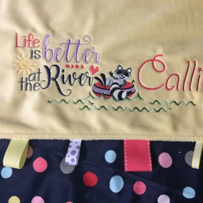 Life is Better at the River Embroidery Design Machine Embroidery Design ...