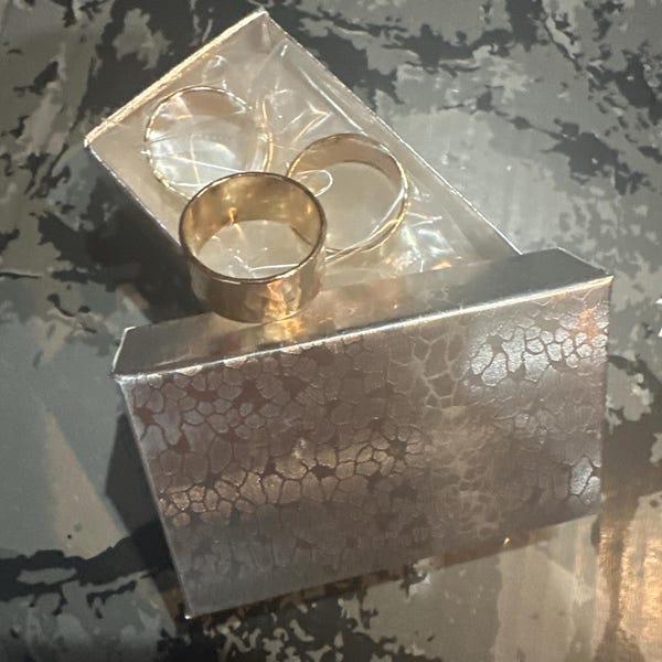 14k Gold Filled Texture Ring 3.8mm Width ZP-166 - Etsy