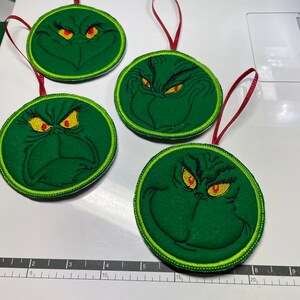 The Grinch Applique Machine Embroidery Design Embroidery - Etsy