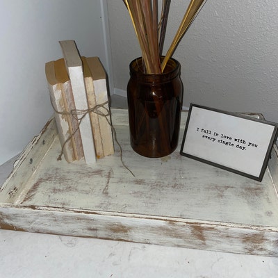 Mid-century Modern Stacked Books Book Decor Boho Decor Book Stack Gift ...