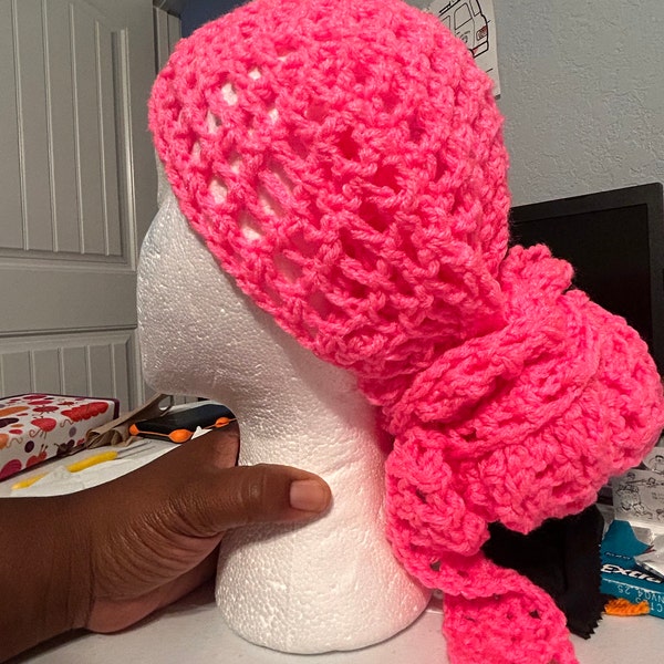 Mesh Durag/headwrap Crochet Pattern - Etsy