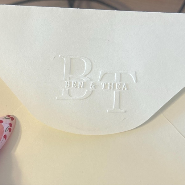 Monogram Embosser | 48 Designs | Custom Your Wedding Embosser | Napkin ...