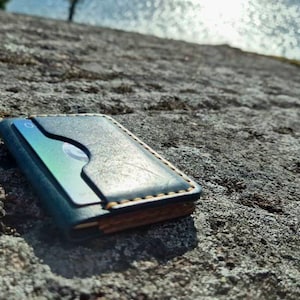 Ranch Wallet Handmade Leather Wallet Card Holder Made With Vegetable ...