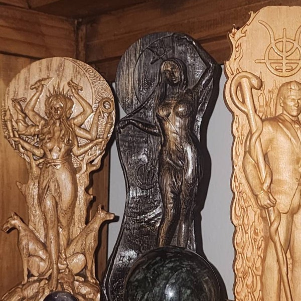 Moon Goddess, Selene Goddess, Wiccan Statue - Etsy