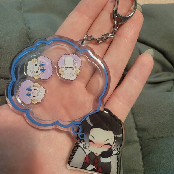 Shaker Charm Obey Me Royals Diavolo Barbatos MC Sheep Chan Fanmade - Etsy