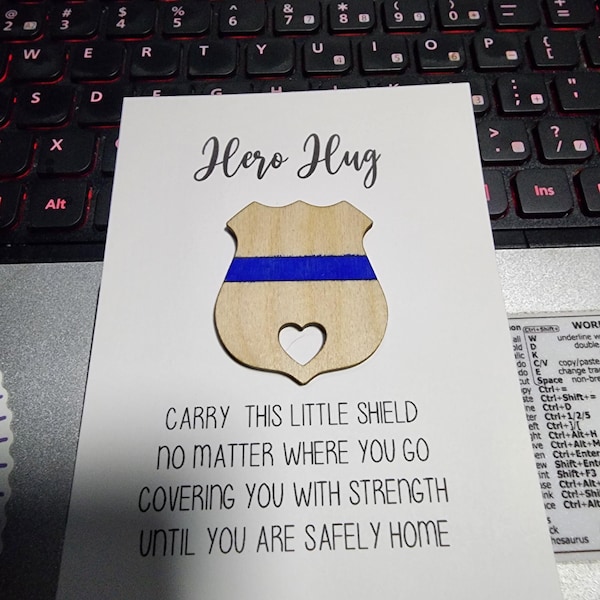Hero Hug - Police Officer Gift - Firefighter Gift - EMS Gift- Sheriff ...