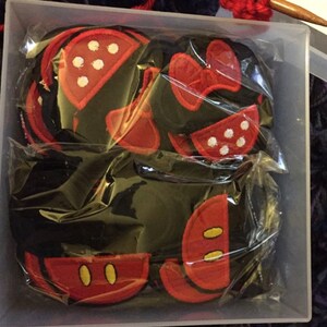 Mickey Mouse Multicolor Mini Buttons/two Holes Buttons/diy Sewing ...