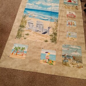 Sunflower With Quilted Border Design 6 Square Fabric Panel and More - Etsy