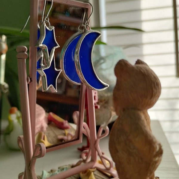 Fused Glass Blue Criss Cross Thread Pattern Plate - Ready to Ship - Etsy