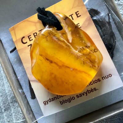 Christmas Tree Decoration With the Natural Baltic Amber Amber ...