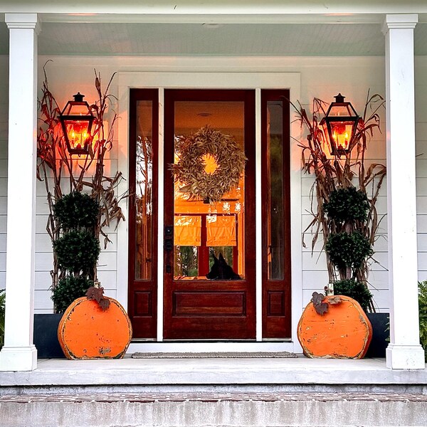 Corn Shuck Wreath - Fall Corn Shuck Wreath - Farmhouse Wreath - Fall ...