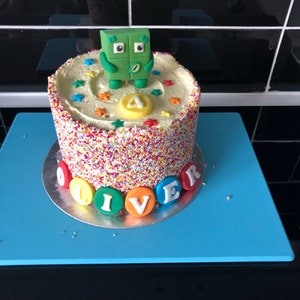 Handmade Edible Number Blocks Numberblocks Cake Topper Decoration ...