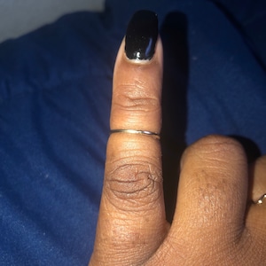 Set of 3 Mid Knuckle Rings 14K Gold Filled Stacking Rings - Etsy