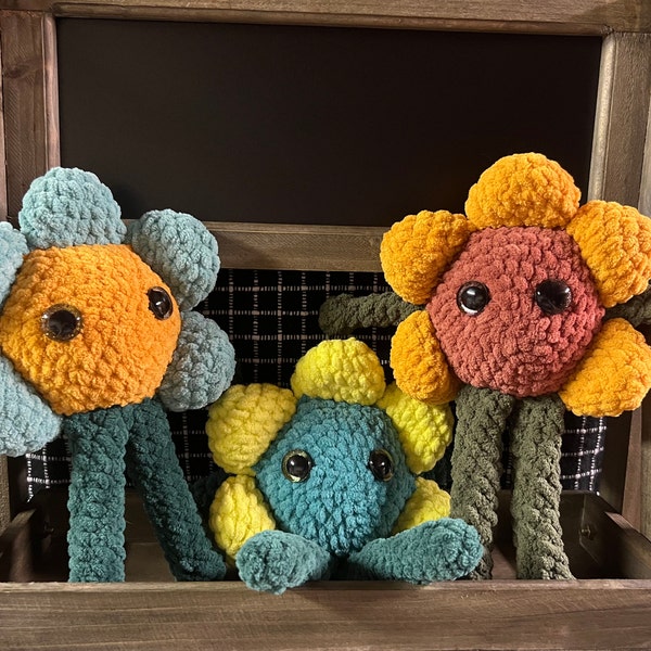 The ORIGINAL Groovy Flower Crochet Pattern / Low Sew Crochet Pattern ...