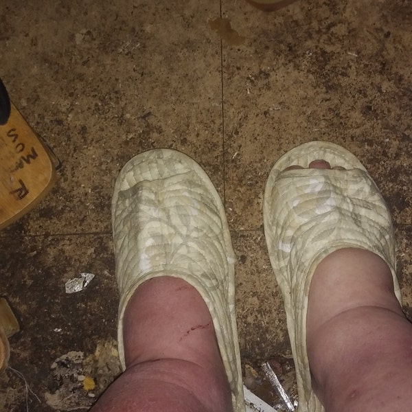 Indoor Slippers, Large Size Slippers, Quilted Slippers, Socks, Non-slip ...