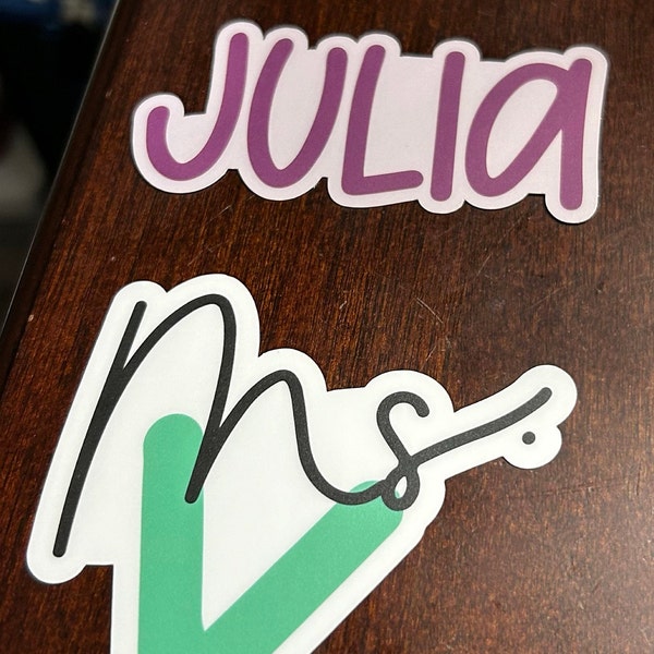 Personalized Name Sticker | Kids Custom Name Sticker| Personalized ...