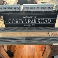 Welcome Train Station Sign, Personalized Most Scenic Routes Sign, Metal ...