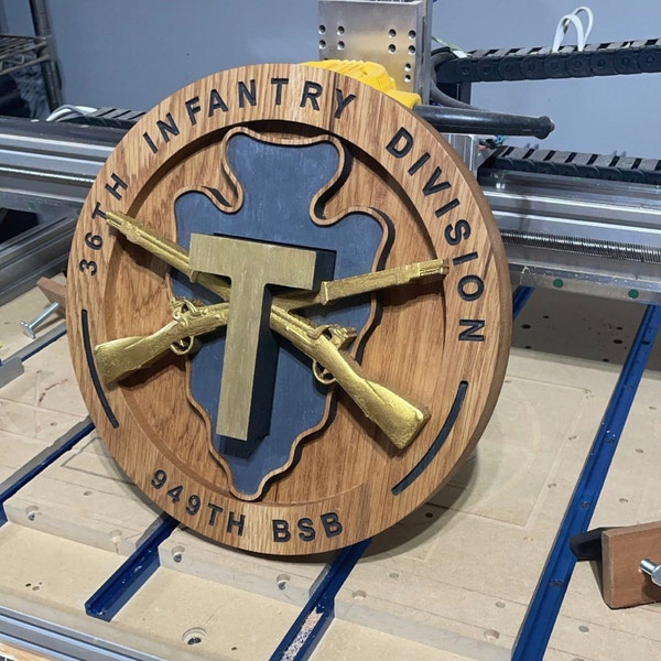 US Army 36th Infantry Division Patch Vector Files, Dxf Eps Svg Ai Crv ...