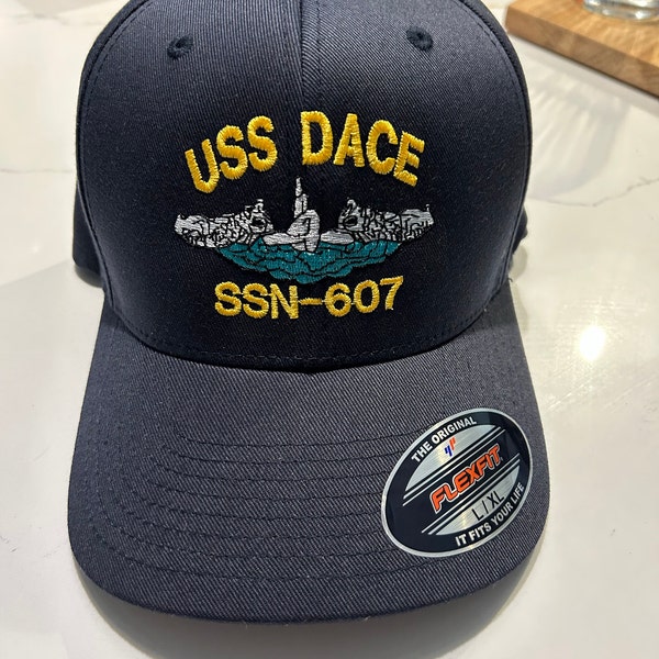 Navy Submarine Command Hat, Flexfit Ball Cap, Boat Hat, Enlisted ...