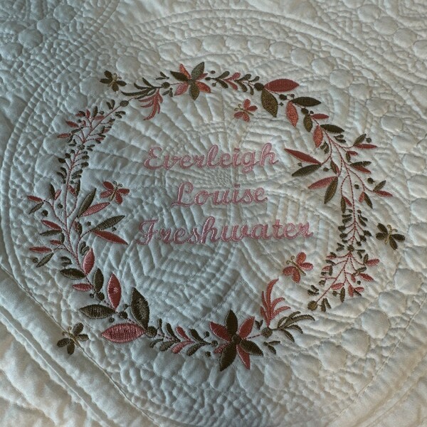 Floral Monogram Frame Embroidery Designs - Flower Wreath Machine ...