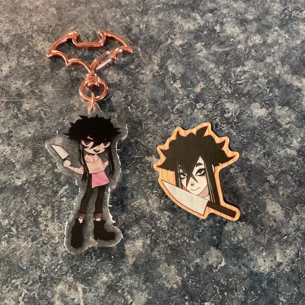 Akano Hiroshima | Double Sided Acrylic Charm | Keychain Gift | the ...