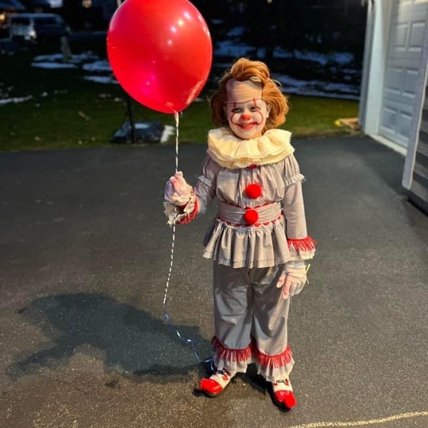 Sz 7-10 Child's Clown Costume - Etsy
