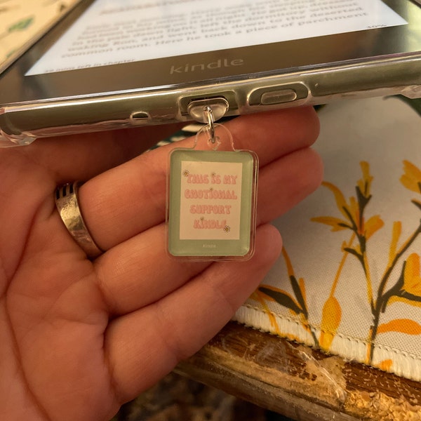 Kindle Charm, Phone Charm, iPad Charm, Usb C Charm, Bookish Merch ...
