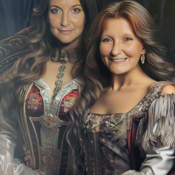 Custom Mafia Couple Portrait From Photo, Gangster, Criminal Portraits ...