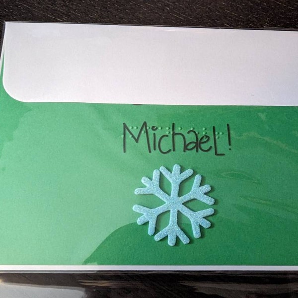 Customizable Braille Greeting Cards - Etsy