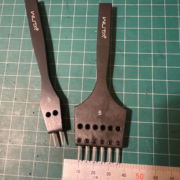 Leather Punch Head Hollow Replaceable Pricking Iron for Leather ...