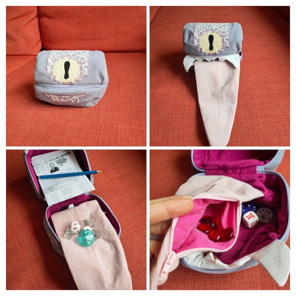 Mimic Plush and Pouch Sewing Pattern .pdf Tutorial Monster Chest ...