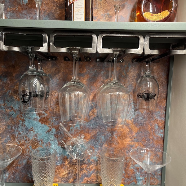 Industrial Bar Shelving Unit, Metal Shelving, Restaurant, Cafe, Shop ...