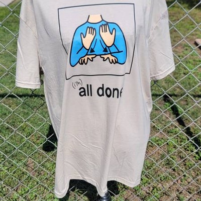 I'm All Done PNG All Done PNG Sign Language Png Sublimation Design ...