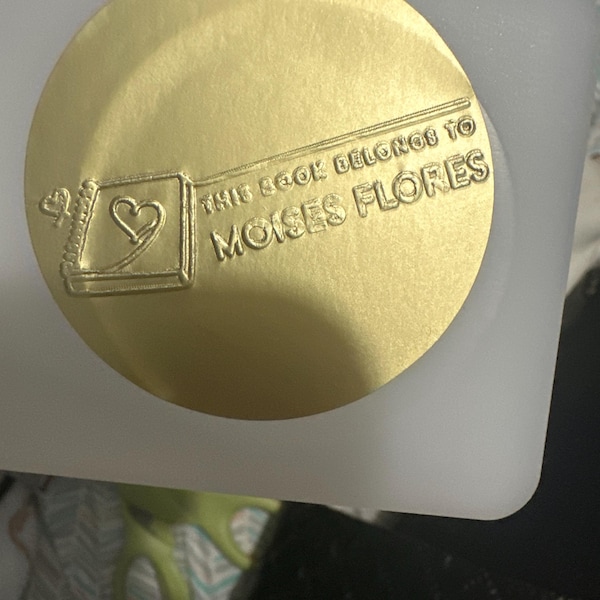 Custom Book Embosser, Rectangular Embosser, Custom Embosser Stamp ...