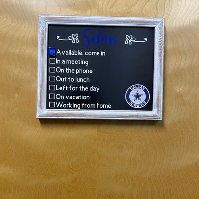 Office Door Sign,stepped Out Sign,we Will Be Back,office Closed Sign ...