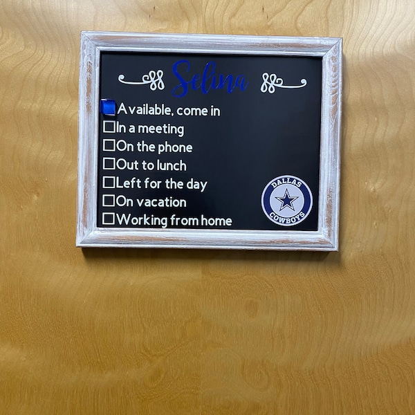 Office Door Sign,stepped Out Sign,we Will Be Back,office Closed Sign ...