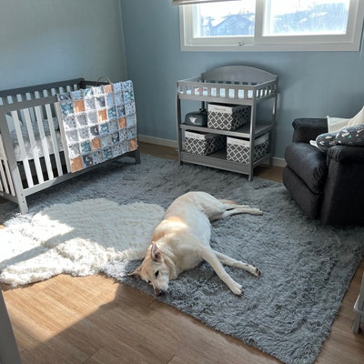 Cloud Rug Nursery Ivory Decorative Floor Mat - Etsy