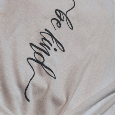 Be Kind SVG Kindness Hand Lettering Digital DOWNLOAD Be Kind Cursive ...