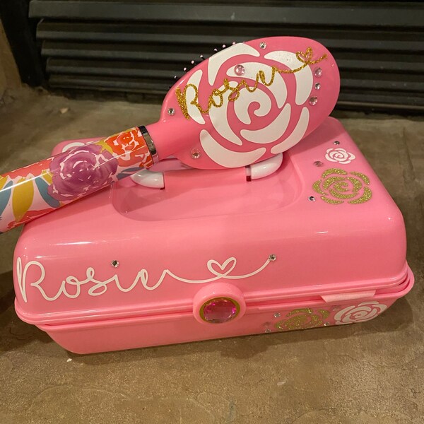 Personalized Makeup Box, Mini Personalized Beauty Box, Mini Makeup Case ...