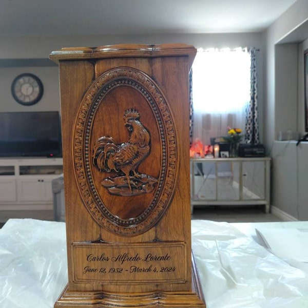 Jesus Ascension Cross Companion Urn for Human Ashes Personalized ...