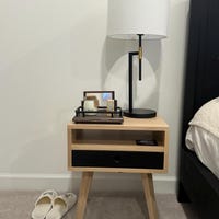 MOLL - Raumteiler Regal aus Holz, Modernes Offenes Regal, Dekorativer ...