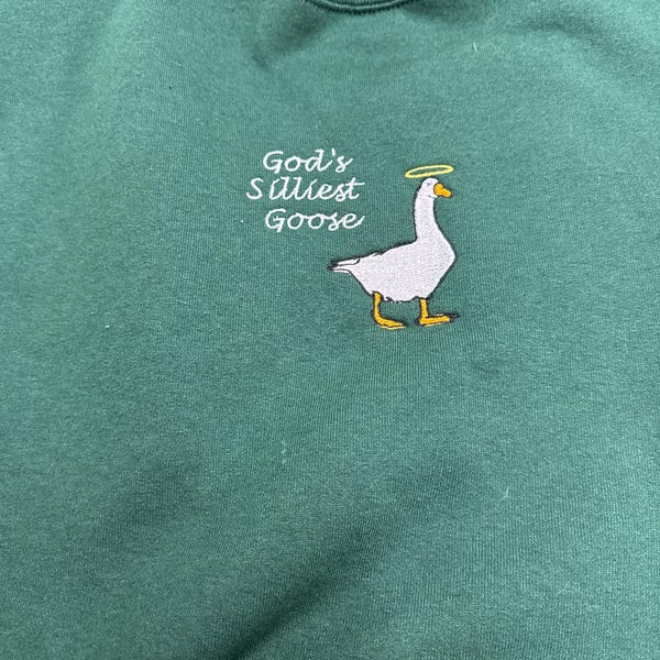 God's Silliest Goose Sweatshirt, Silly Goose Sweatshirt, Funny ...
