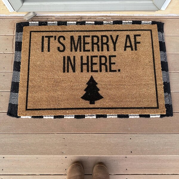 Doormat This Mat Really Ties the Porch Together Man Funny Welcome Mat ...