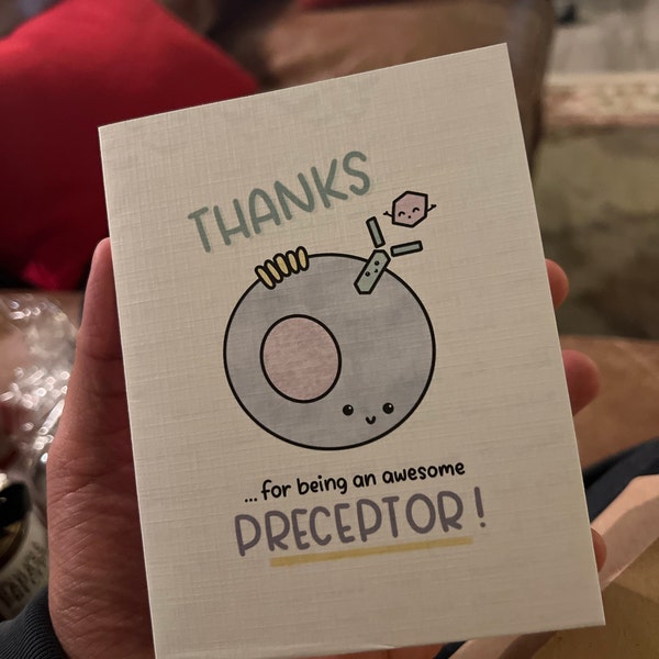 Thanks for Being an Awesome Preceptor - Thank You Card, Educator ...
